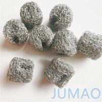 China Greased Stainless Steel Knitted Wire Mesh Filter Gasket with 98% Efficiency, 0.15-1mm Wire Diameter Options for sale