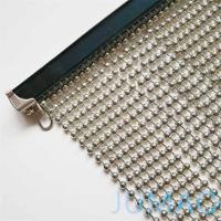China 6mm Chromed Metal Ball Chain Curtains - 70 Inch Length with 8mm Beads for Window Partitions for sale