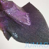 China Colorful Shiny Metal Sequin Curtains 45x150cm Backdrop with 3-10mm Aluminum/Copper Sheets for sale