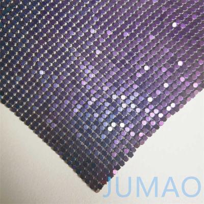 China Colorful Shiny Metal Sequin Curtains 45x150cm Backdrop with 3-10mm Aluminum/Copper Sheets for sale