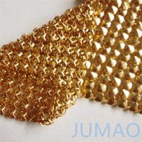 China OEM Aluminum Sequin Metal Mesh Curtains 900mm Width with 5mm Flakes for Retail Displays for sale