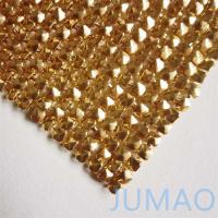 China OEM Aluminum Sequin Metal Mesh Curtains 900mm Width with 5mm Flakes for Retail Displays for sale