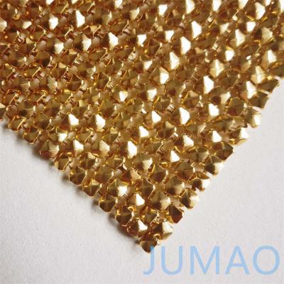 China OEM Aluminum Sequin Metal Mesh Curtains 900mm Width with 5mm Flakes for Retail Displays for sale