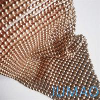 China Aluminum Alloy Brass Metal Sequin Curtain with 3-10mm Hemispheric Pieces for Event Backdrops and Commercial Displays for sale