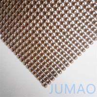 China Aluminum Alloy Brass Metal Sequin Curtain with 3-10mm Hemispheric Pieces for Event Backdrops and Commercial Displays for sale