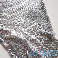 China Aluminum Metal Sequin Curtains 3mm-10mm Size Range for Architectural Interior Design and Room Dividers for sale
