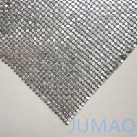 China Aluminum Metal Sequin Curtains 3mm-10mm Size Range for Architectural Interior Design and Room Dividers for sale
