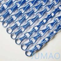 China Galvanized Aluminum Metal Chain Link Curtains - 1.5-2.0mm Wire Diameter, 9-12mm Chain Size for Indoor Door Dividers for sale