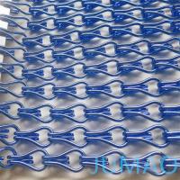 China Galvanized Aluminum Metal Chain Link Curtains - 1.5-2.0mm Wire Diameter, 9-12mm Chain Size for Indoor Door Dividers for sale
