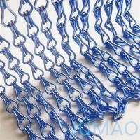 China Galvanized Aluminum Metal Chain Link Curtains - 1.5-2.0mm Wire Diameter, 9-12mm Chain Size for Indoor Door Dividers for sale