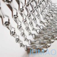 China Aluminum Chain Link Curtains 1.5-2.0mm Wire Diameter with Custom Colors for Door & Room Dividers for sale
