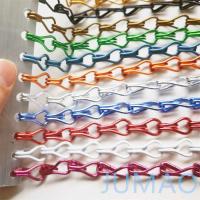China 35x83 Inch Aluminum Chain Link Fly Screen Door Curtain - 0.8mm to 2.0mm Wire Diameter Options for Insect Protection for sale