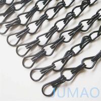 China Decorative Black Metal Chain Link Curtains - Aluminum Alloy 1.5-2.0mm Wire with 9-24mm Chain Sizes for Outdoor & Indoor Applications for sale