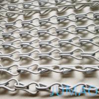 China Architectural Aluminum Chain Link Screen Curtain Walls - 2.0mm Wire Diameter with Custom Sizes for Commercial Buildings for sale