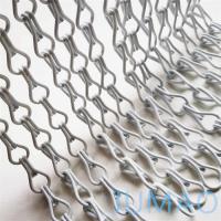China Architectural Aluminum Chain Link Screen Curtain Walls - 2.0mm Wire Diameter with Custom Sizes for Commercial Buildings for sale