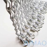 China Architectural Aluminum Chain Link Screen Curtain Walls - 2.0mm Wire Diameter with Custom Sizes for Commercial Buildings for sale