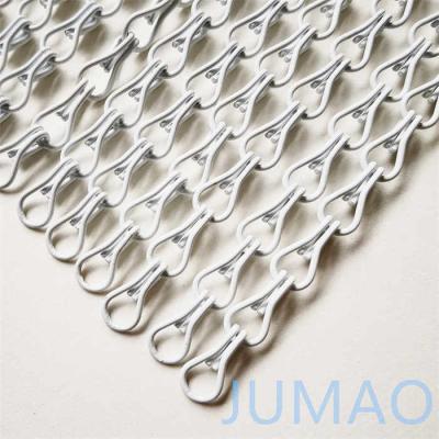 China Architectural Aluminum Chain Link Screen Curtain Walls - 2.0mm Wire Diameter with Custom Sizes for Commercial Buildings for sale