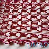China Custom Curved Hall Metal Chain Link Curtains - 1.5-2.0mm Wire Diameter, 9-12mm Chain Size Aluminum Alloy for sale