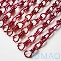China Custom Curved Hall Metal Chain Link Curtains - 1.5-2.0mm Wire Diameter, 9-12mm Chain Size Aluminum Alloy for sale