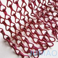 China Custom Curved Hall Metal Chain Link Curtains - 1.5-2.0mm Wire Diameter, 9-12mm Chain Size Aluminum Alloy for sale