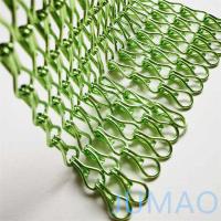 China Aluminum Alloy Metal Chain Link Door Curtain - 1.5-2.0mm Wire Diameter, 9-12mm Chain Size, Custom Colors for sale