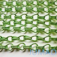 China Aluminum Alloy Metal Chain Link Door Curtain - 1.5-2.0mm Wire Diameter, 9-12mm Chain Size, Custom Colors for sale