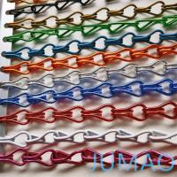 China Heavy Metal Chain Link Curtains 1.5mm-2.0mm Wire with 40-60% Opacity and Custom Colors for sale