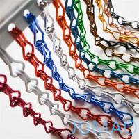 China Heavy Metal Chain Link Curtains 1.5mm-2.0mm Wire with 40-60% Opacity and Custom Colors for sale