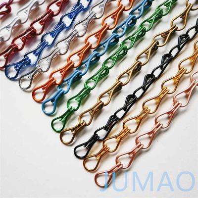 China Heavy Metal Chain Link Curtains 1.5mm-2.0mm Wire with 40-60% Opacity and Custom Colors for sale
