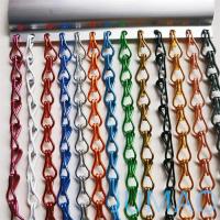 China Heavy Metal Chain Link Curtains 1.5mm-2.0mm Wire with 40-60% Opacity and Custom Colors for sale