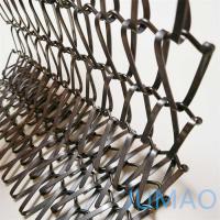 China Chrome Finished Decorative Wire Grille Steel Mesh Fabric - 1.5mm to 12.0mm Wire Diameter, Custom Lengths 1m to 10m for sale