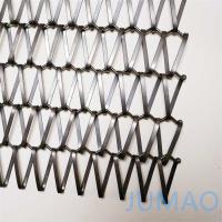 China Chrome Finished Decorative Wire Grille Steel Mesh Fabric - 1.5mm to 12.0mm Wire Diameter, Custom Lengths 1m to 10m for sale