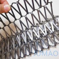China Chrome Finished Decorative Wire Grille Steel Mesh Fabric - 1.5mm to 12.0mm Wire Diameter, Custom Lengths 1m to 10m for sale