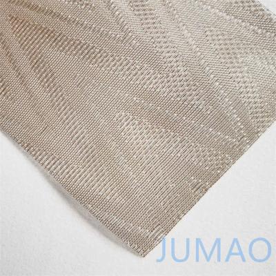 China Fusion Metal Fabric Mesh Laminated Glass 2440x3600mm with PVB Interlayer for Building Facades and Partitions for sale