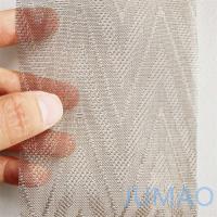 China Fusion Metal Fabric Mesh Laminated Glass 2440x3600mm with PVB Interlayer for Building Facades and Partitions for sale