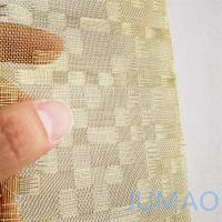 China 3mm Woven Metal Mesh Laminated Glass - 2440x3600mm Max Size with Fire & Impact Resistance for sale