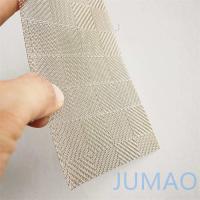 China Copper Fabric Mesh Laminated Glass External Facade - 2440mm×3600mm Max Size with 0.03-3mm Metal Mesh Thickness for sale