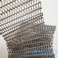 China 1mm Architectural Decorative Wire Mesh Panels with 1.5-12mm Wire Diameter Options for Facades and Ceiling Systems for sale