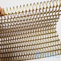 China Spiral Woven Decorative Wire Mesh for Architectural Baluster - 1.5mm to 12.0mm Wire Diameter with Custom Lengths up to 10m for sale