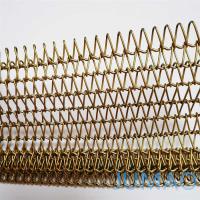 China Spiral Woven Decorative Wire Mesh for Architectural Baluster - 1.5mm to 12.0mm Wire Diameter with Custom Lengths up to 10m for sale