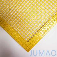 China Decorative Yellow Wire Mesh Room Divider Grille SS201 - 1.5mm to 12mm Wire Diameter, Custom 1m to 10m Lengths for sale