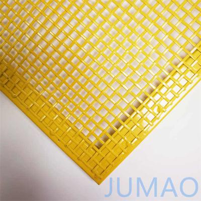 China Decorative Yellow Wire Mesh Room Divider Grille SS201 - 1.5mm to 12mm Wire Diameter, Custom 1m to 10m Lengths for sale