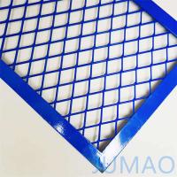 China Blue Expanded Decorative Wire Mesh Cabinet Inserts - 1.5mm to 12mm Wire Diameter, Custom Sizes Available for sale