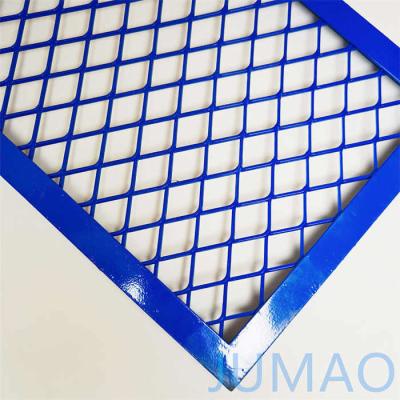 China Blue Expanded Decorative Wire Mesh Cabinet Inserts - 1.5mm to 12mm Wire Diameter, Custom Sizes Available for sale