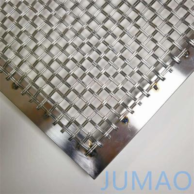 China SS316 Architectural Woven Wire Mesh Metal Screen - 1.5mm to 12.0mm Wire Diameter for Decorative Applications for sale