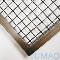 China Brass Cabinet Mesh Inserts 1-4mm Wire Diameter with 30-60% Open Area for Kitchen Ventilation for sale