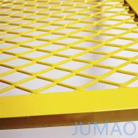 China Yellow Architectural Expandable Metal Lath Panels Room Divider - 4m Width Capacity, Multiple Material Options for sale