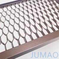 China PVDF Expanded Metal Sheet 4x8 XPM Mesh Wall Panels - 2-3mm Thickness Aluminum with Weather Resistance for sale