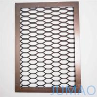 China PVDF Expanded Metal Sheet 4x8 XPM Mesh Wall Panels - 2-3mm Thickness Aluminum with Weather Resistance for sale