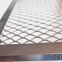 China Diamond Expanded Mesh Panels 5000mm Custom Sizes for Walkway Handrails and Architectural Facades for sale